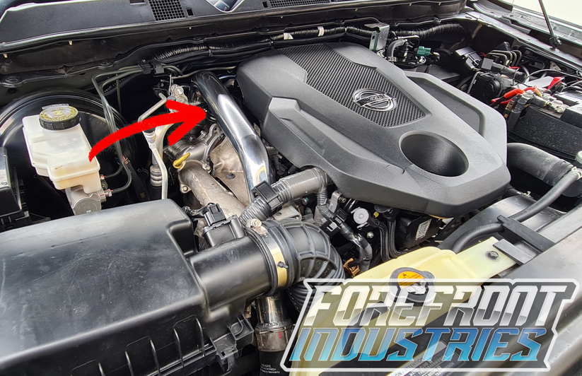 NP300 Hot Pipe Intercooler turbo pipe Navara D23 ALL YEAR MODELS ...